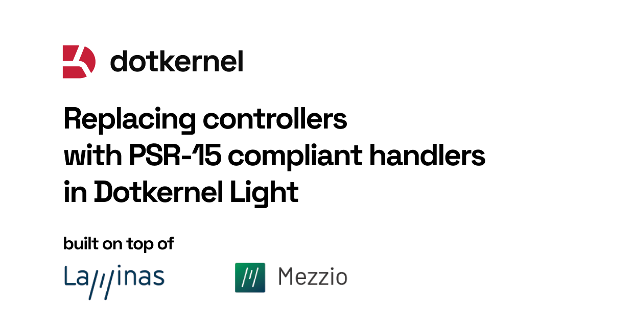 Replacing controllers with PSR-15 compliant handlers in Dotkernel Light ...